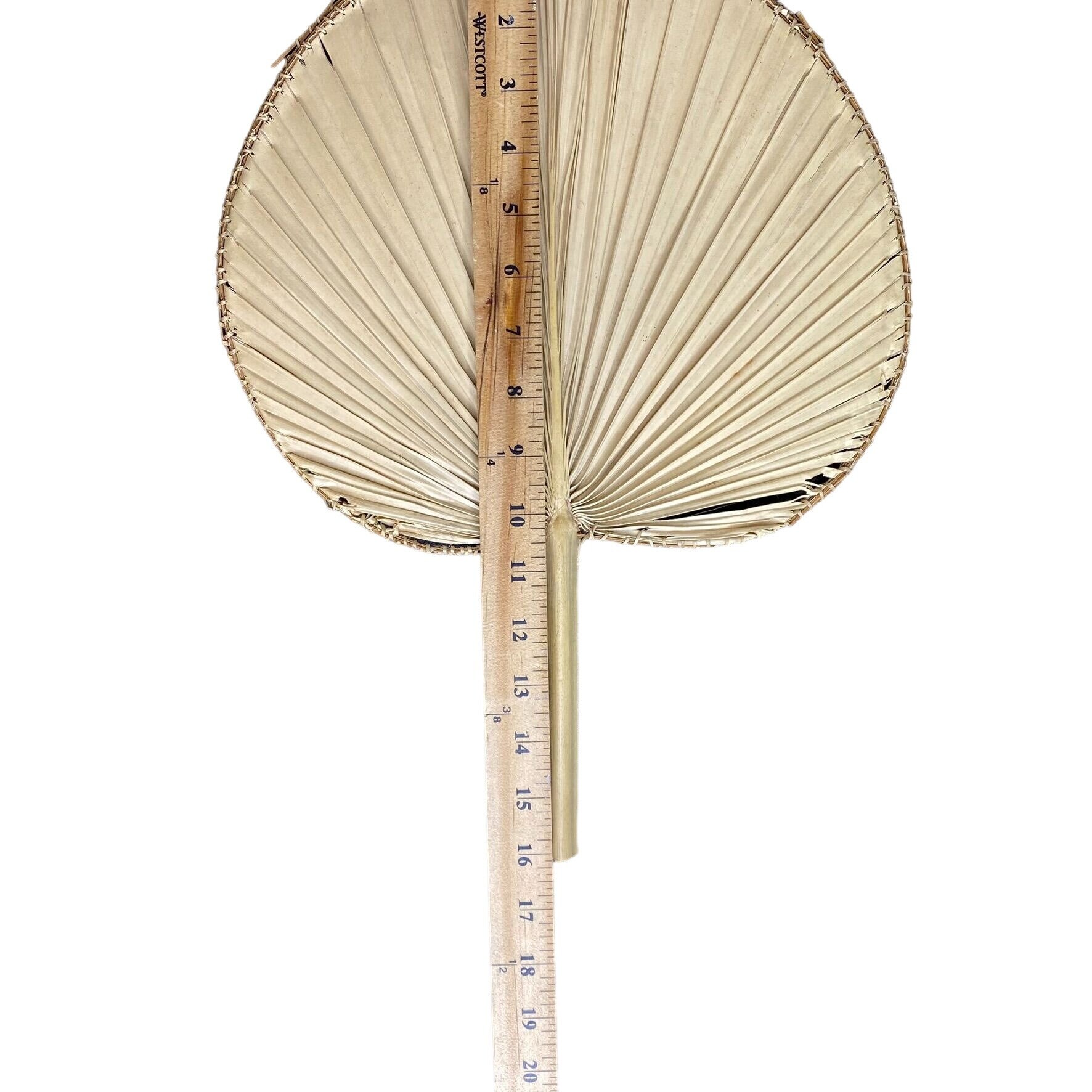 Vintage Natural Tan Woven Raffia Wicker Hand Fan, Retro MCM Decor - Etsy