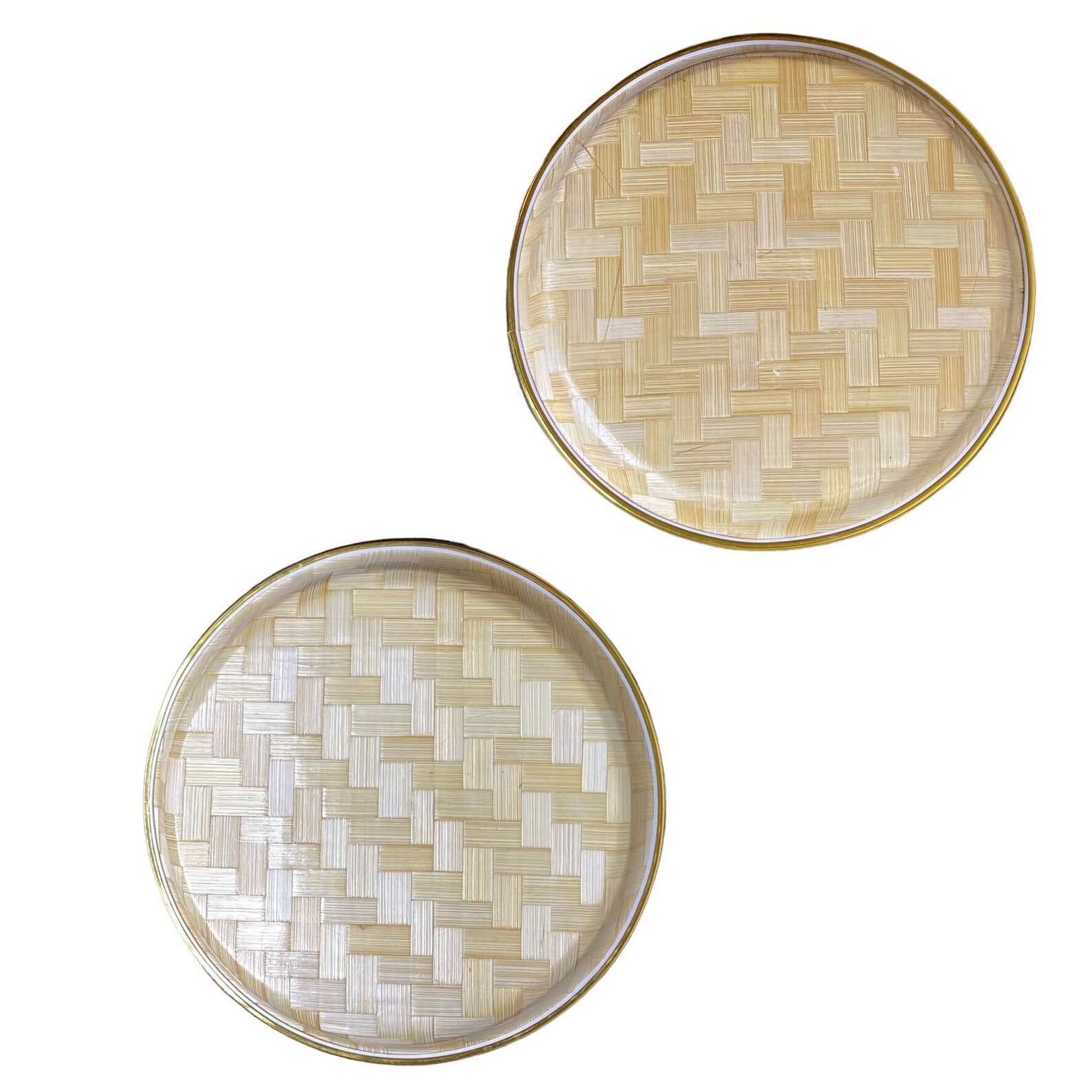 Kitschy Vintage Cyprus Bamboo Plates Wall Decor, Souvenir, Travel ...