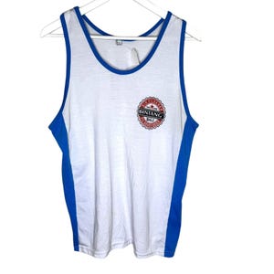 Vintage Men's Bali Bintang Beer Colorblock Tank Top, Kitschy, Size ...