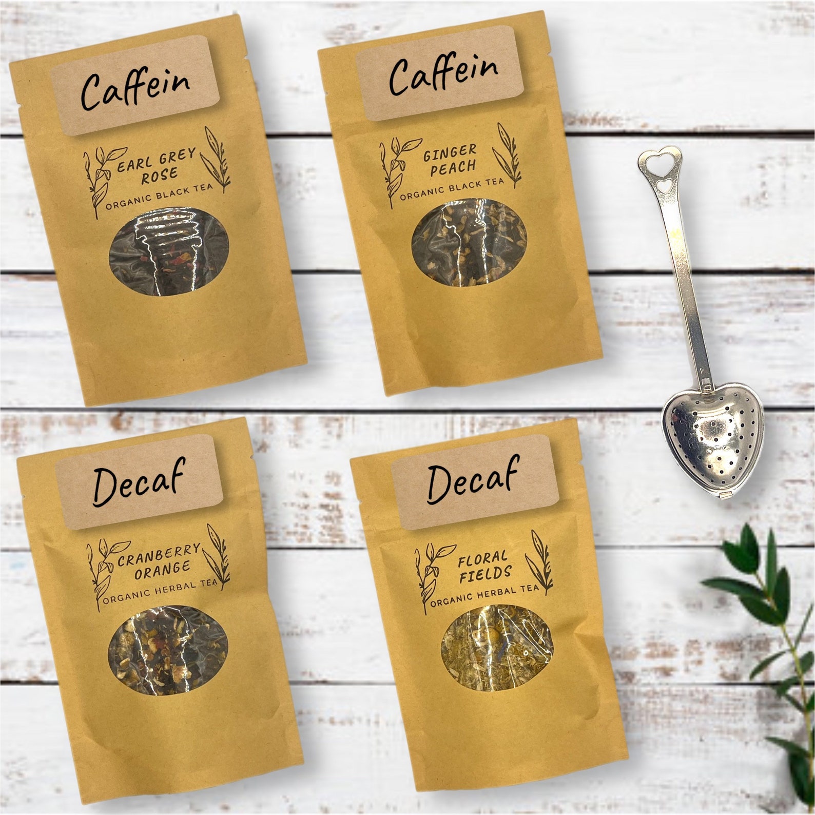Organic Tea T Set Tea T Box With Candle Tea T Box Etsy