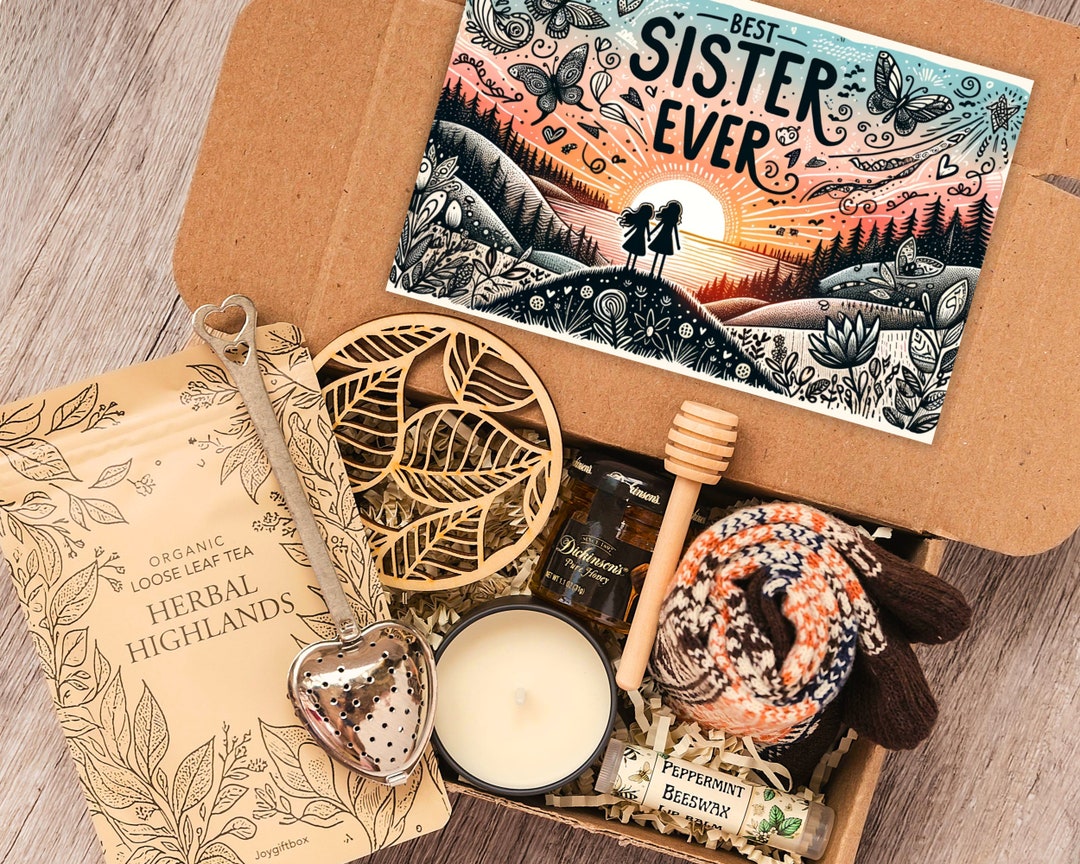 Personalized Sister Gift From Sister, Gift for Sister, Long Distance ...