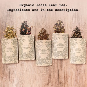 Midwife Gift Box for Women, Personalized Tea Gift Set, Loose Leaf Tea ...