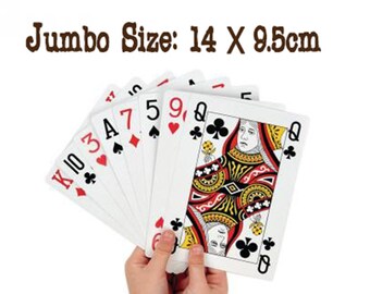 Printable Jumbo Playing Cards - Etsy Australia