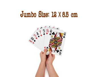 Super Giant Jumbo Extra Large Playing Cards for Playing Bridge, Poker ...