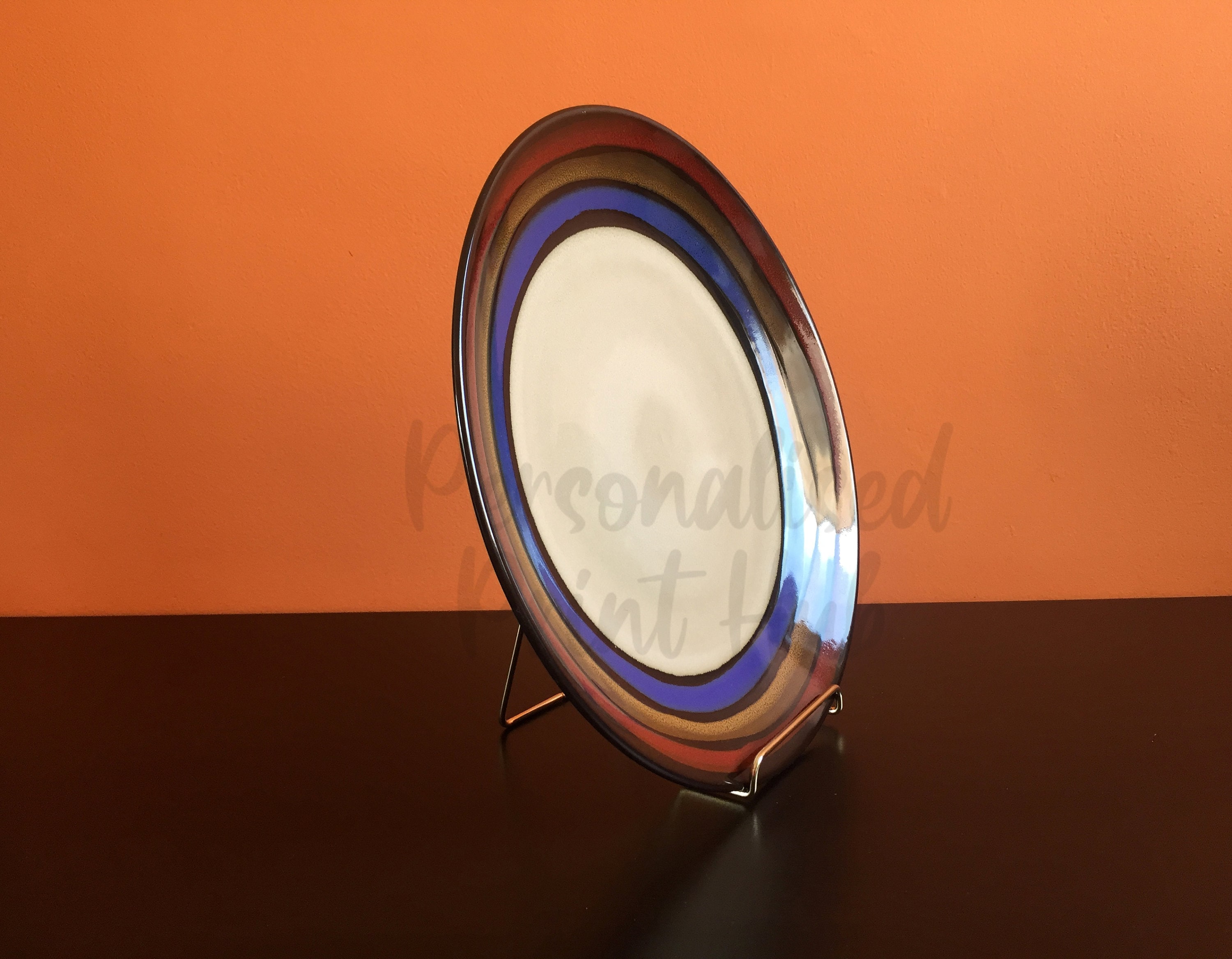 Flat Curve Steel Metal Plate Disk Dish Bowl Display Stability - Etsy