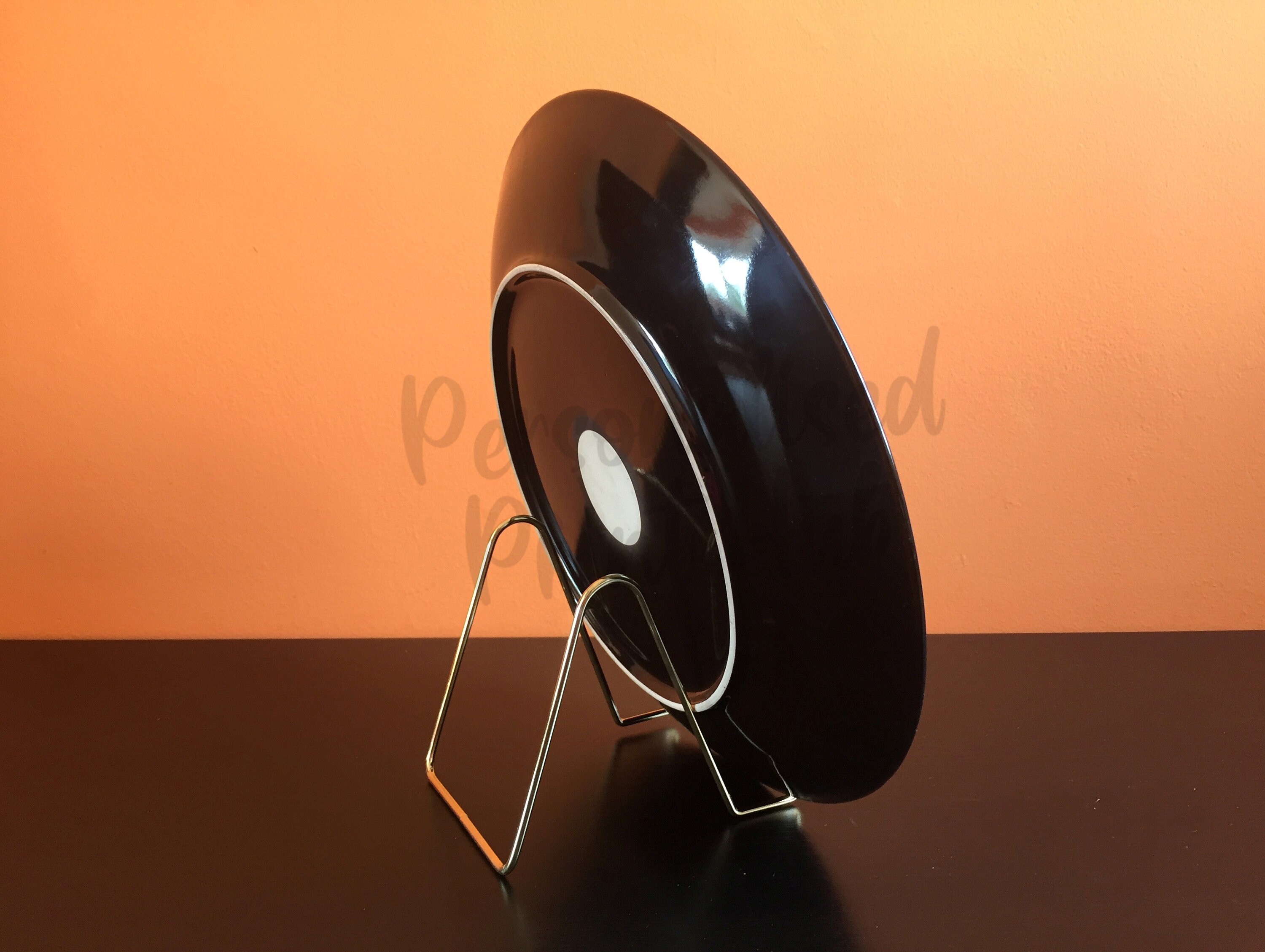 Flat Curve Steel Metal Plate Disk Dish Bowl Display Stability - Etsy