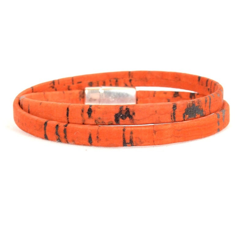 Multiple Sclerosis (MS) Awareness Bracelet - Vegan Bracelet - Orange ...