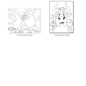 Ferdinand the Bull Png Bundle, Ferdinand Clipart, Movie Birthday Decor ...