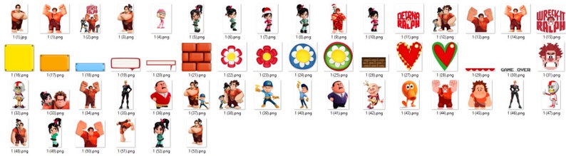 Wreck It Ralph Clipart Png Mega Bundle Wreck It Ralph PNG - Etsy