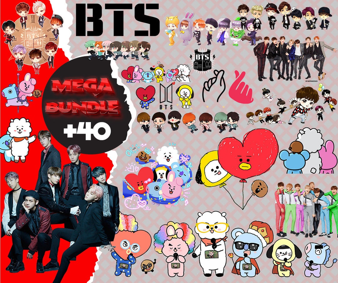 Quality BTS Music Kpop, Cliparts Png BTS Music Kpop, Digital Papers 300 ...