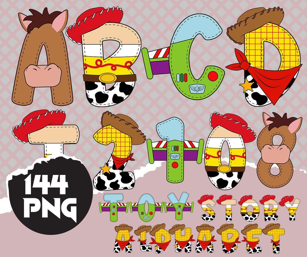 Toy Story Alphabet Png, Toy Story Clipart, Mixed Alphabet, Toy Story ...