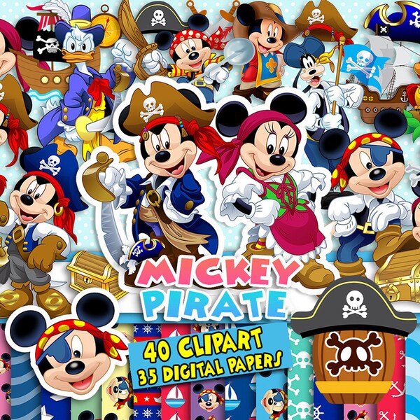 Pirate Mickey - Etsy