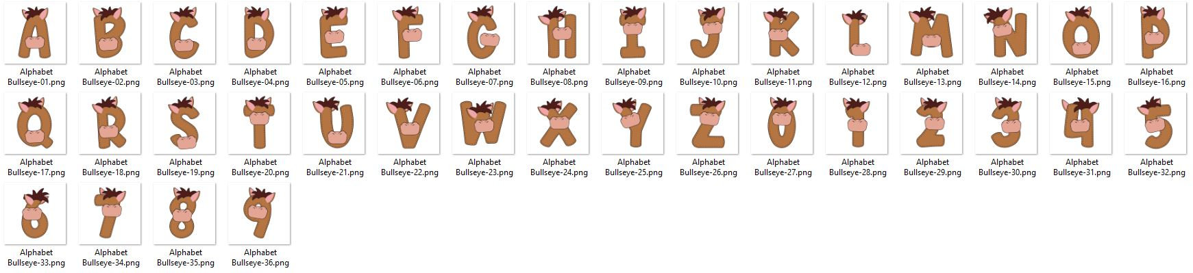 Toy Story Alphabet Png Toy Story Clipart Mixed Alphabet Toy - Etsy
