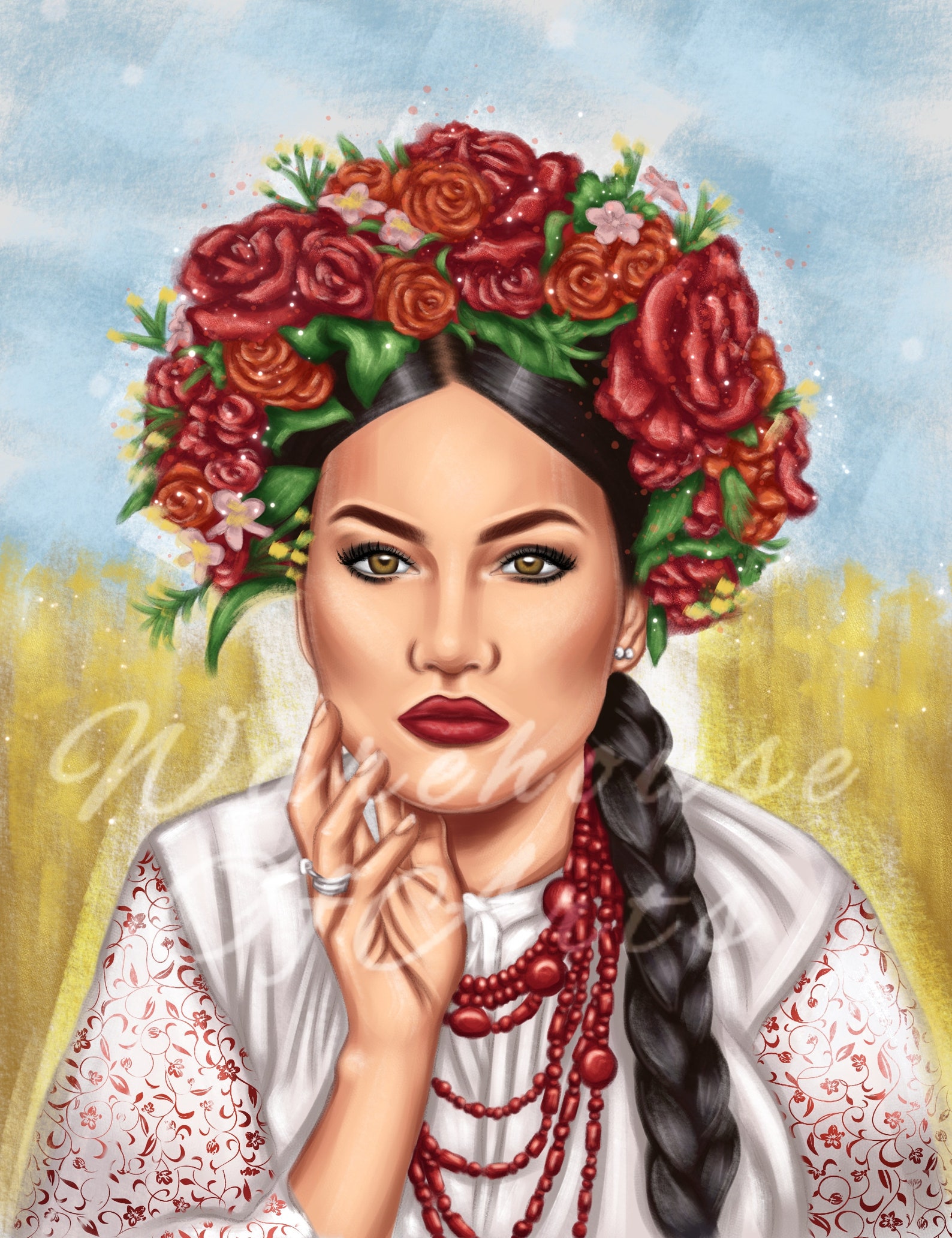 Digital Portrait, Custom Portrait, Personalized Portrait,portrait for ...