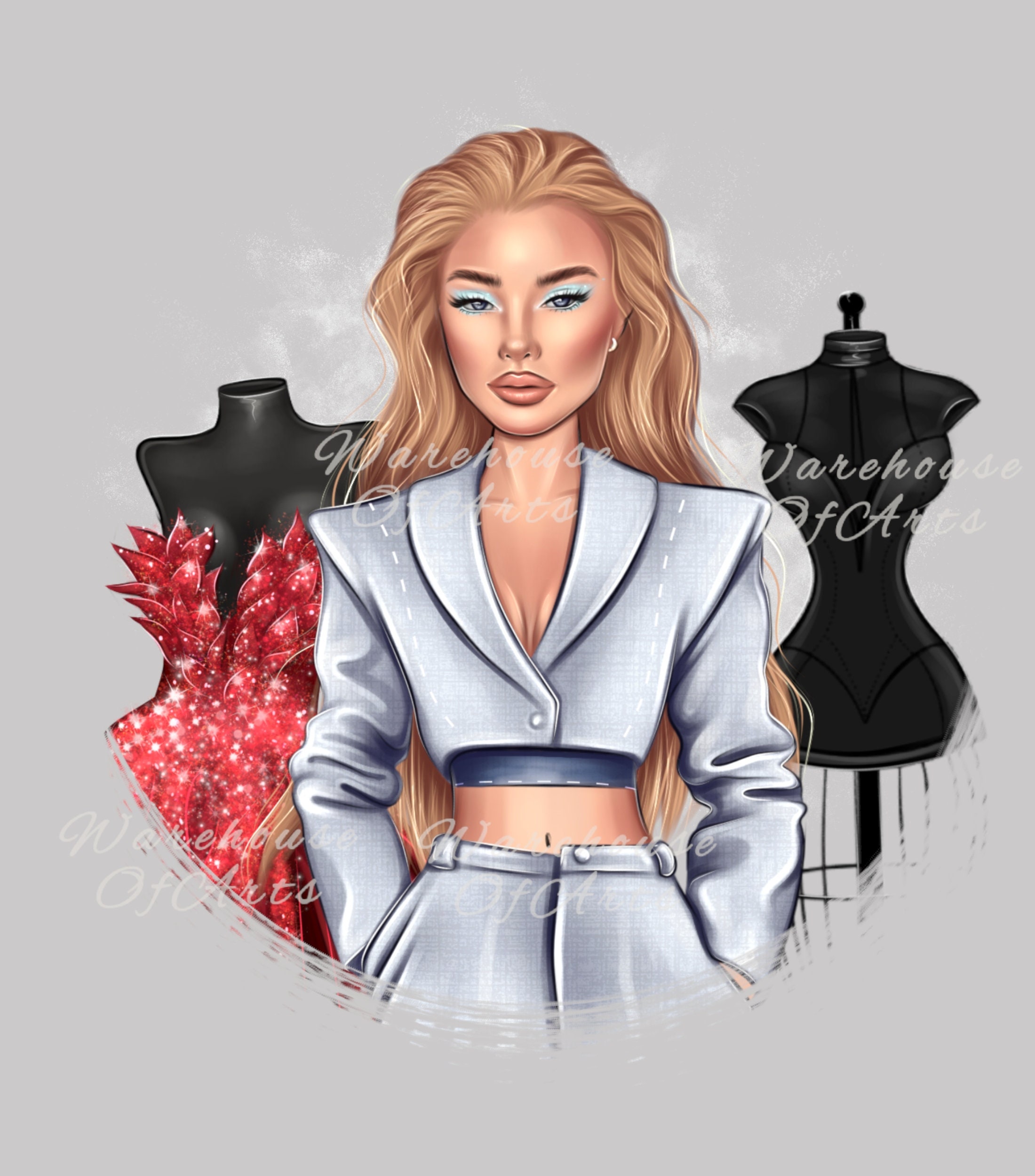 Art Logo Avatar, Business Logo, Digital Custom Portrait, Cartoon Logo ...