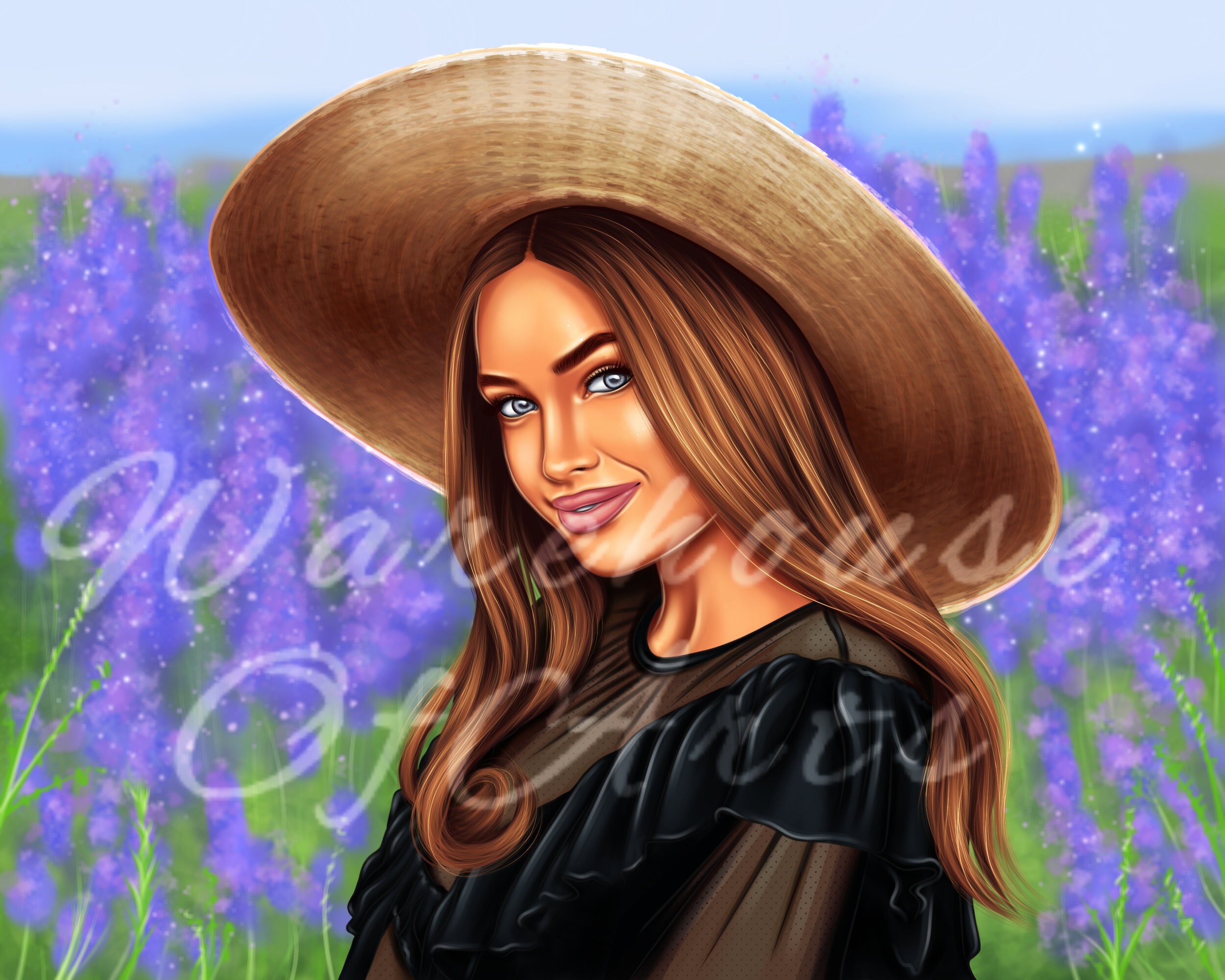 Digital Portrait, Custom Portrait, Personalized Portrait,portrait for ...