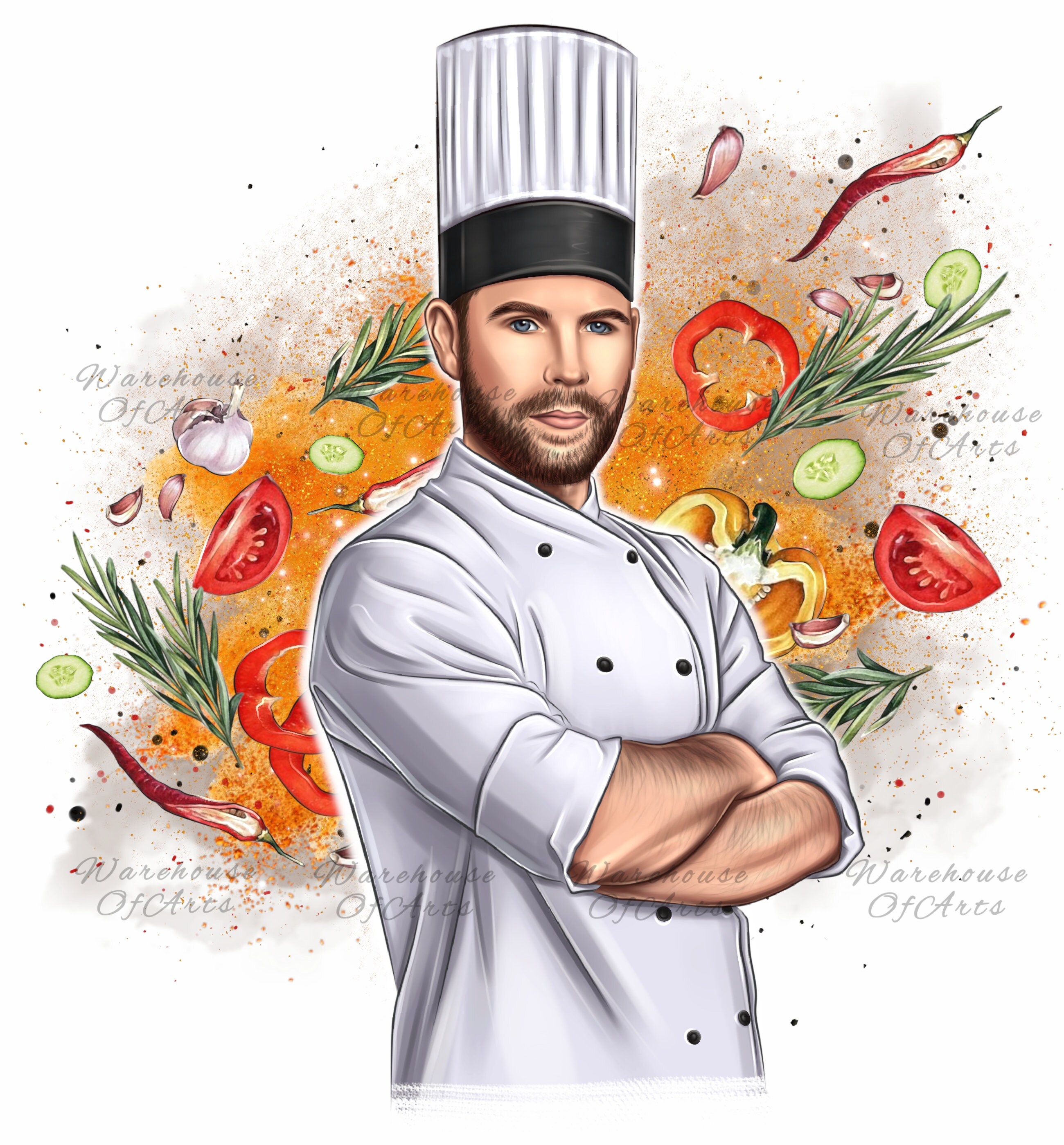Art Logo Avatar, Business Logo, Digital Custom Portrait, Cartoon Logo ...