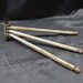 Vintage Wood Dowel Kitchen Towel Holder Rails 3 Towels Wall Attachment ...