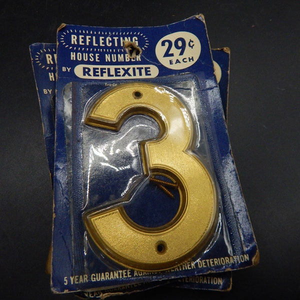 Reflective House Numbers - Etsy