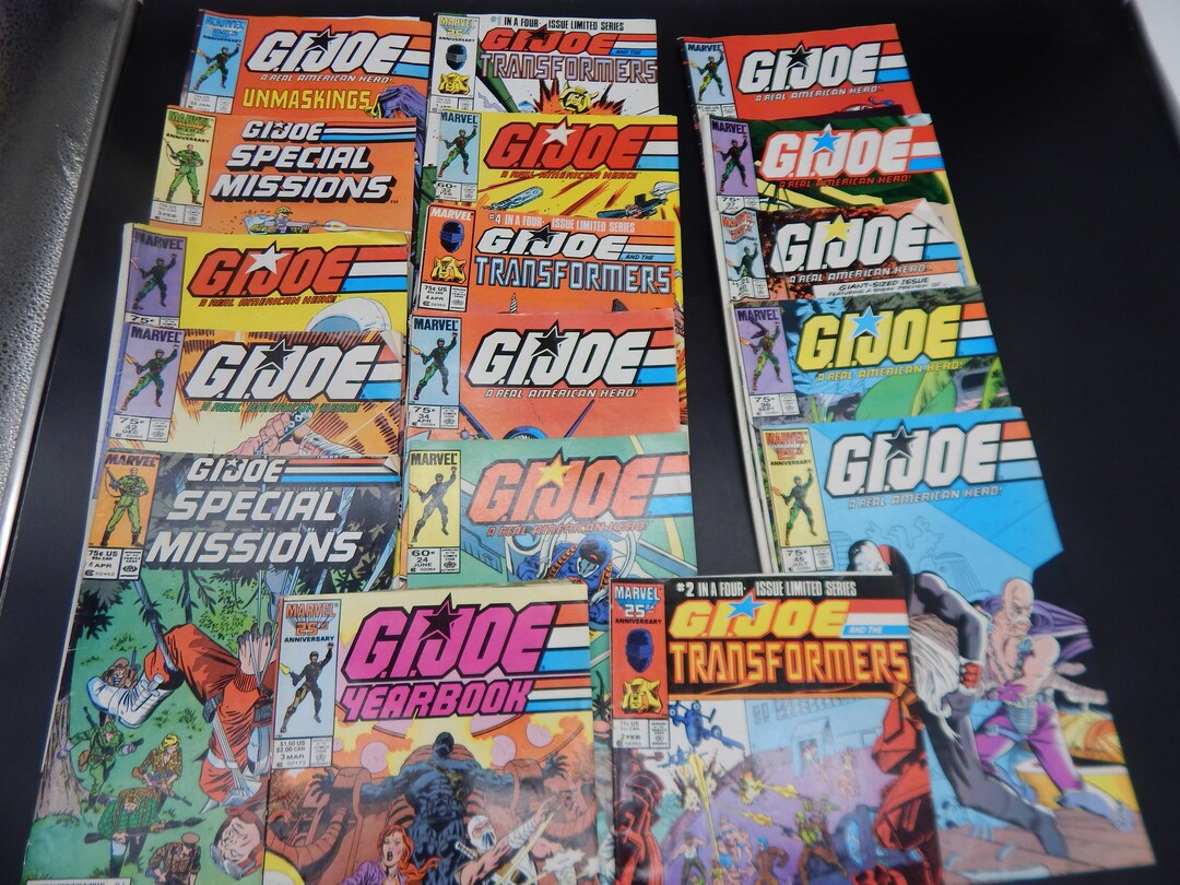 GI Joe Real American Hero Marvel Comics 1985 1987 Graphic Comics - Etsy