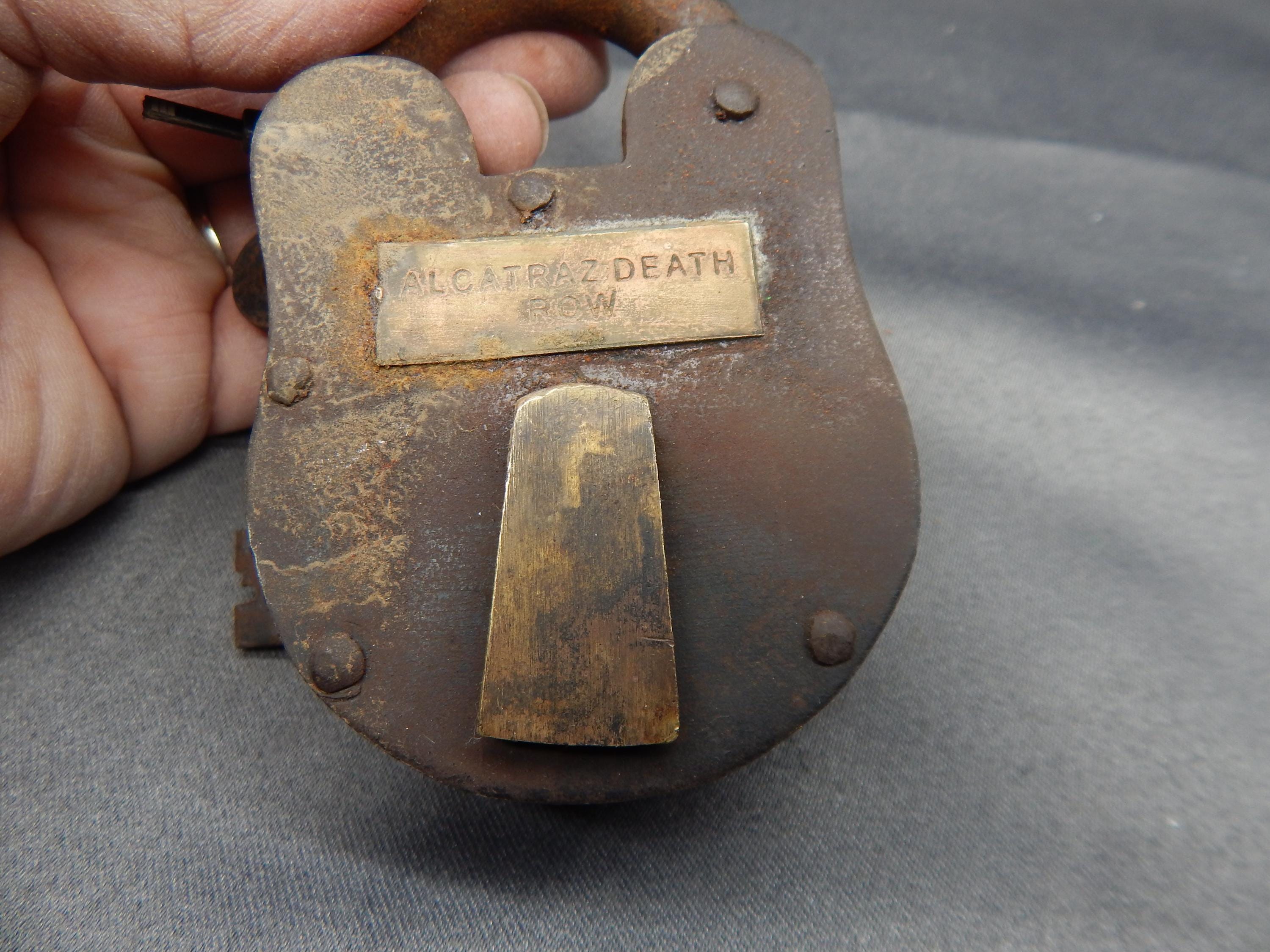 Vintage Alcatraz Death Row Lock and Keys - Etsy
