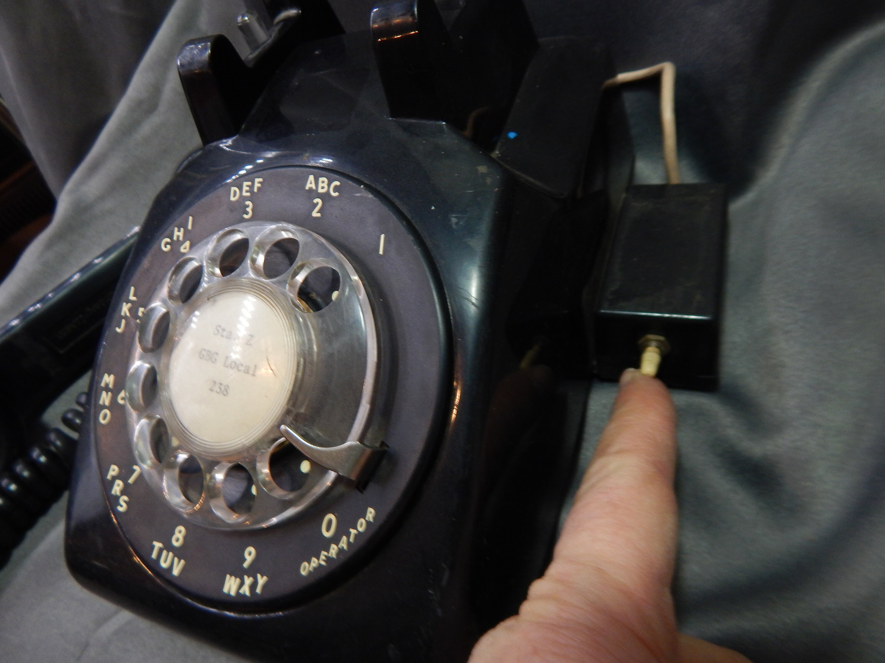 Antique Black Desktop Rotary Dial Telephone Stromberg Carlson Brand - Etsy