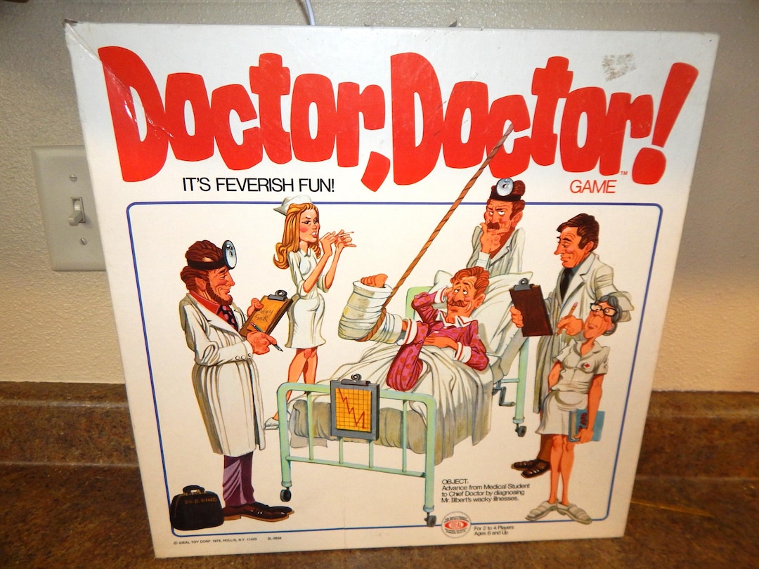 Doctor Doctor Board Game 1978 Ideal Toy Company Ages 8 & up ...