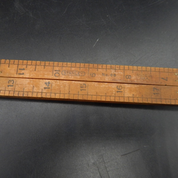 Antique Folding Ruler - Etsy