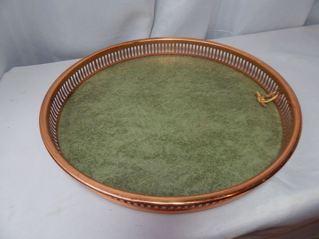 Large Copper 13 Coppercraft Guild Metal Tray W 1 - Etsy