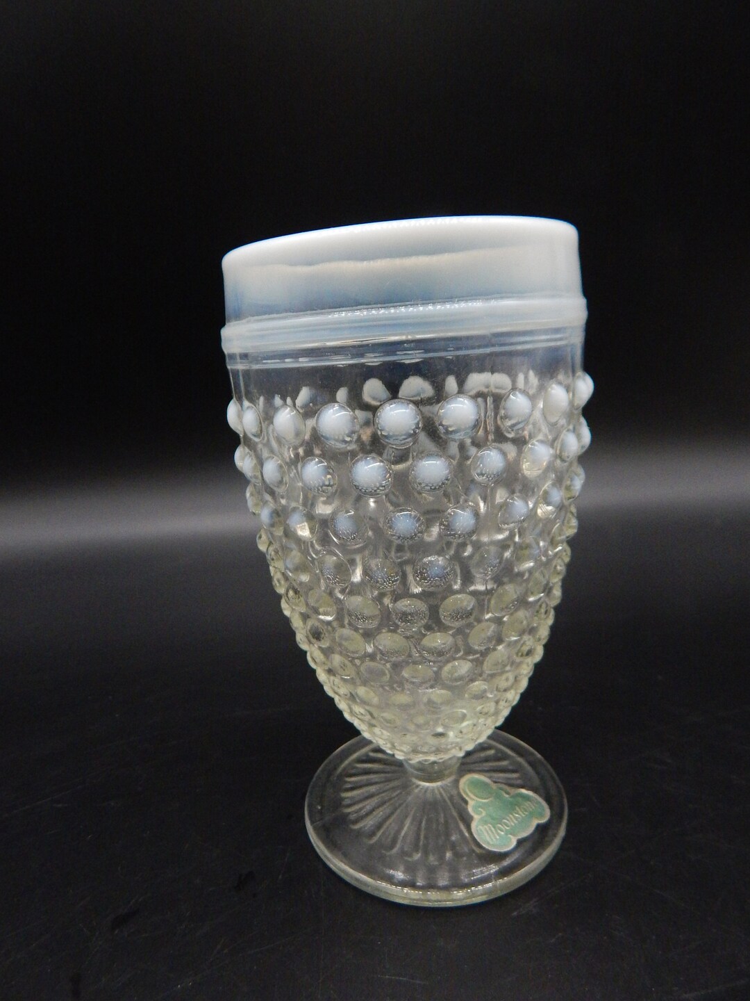 Hobnail Moonstone Opalescent Drinking Glass Anchor Hocking Drinkware - Etsy