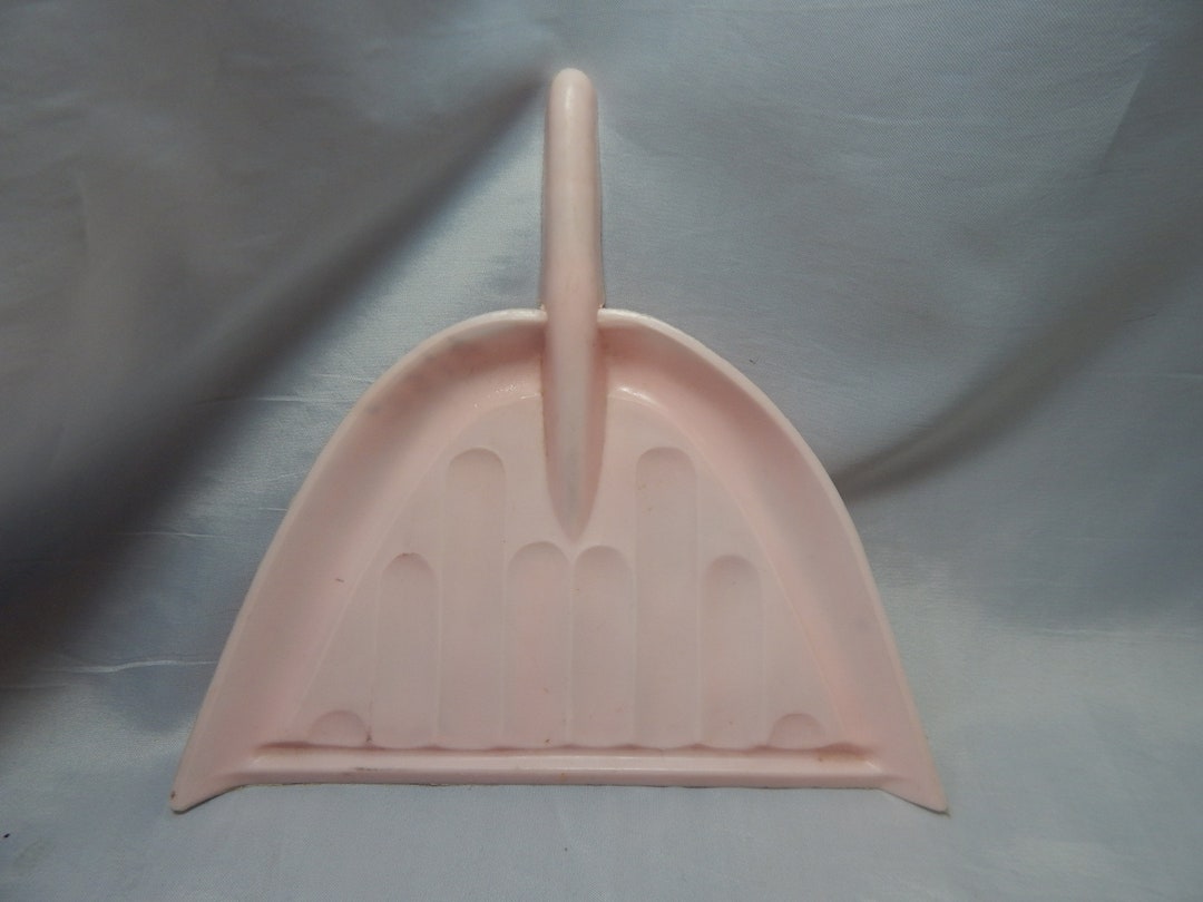 Vintage Toy Dust Pan Pink Plastic - Etsy
