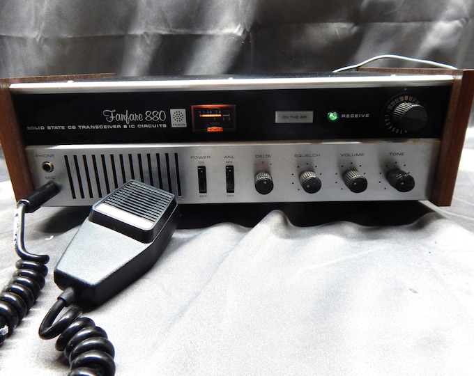Vintage FANON FANFARE 880 23 Channel Base Station CB Radio With ...