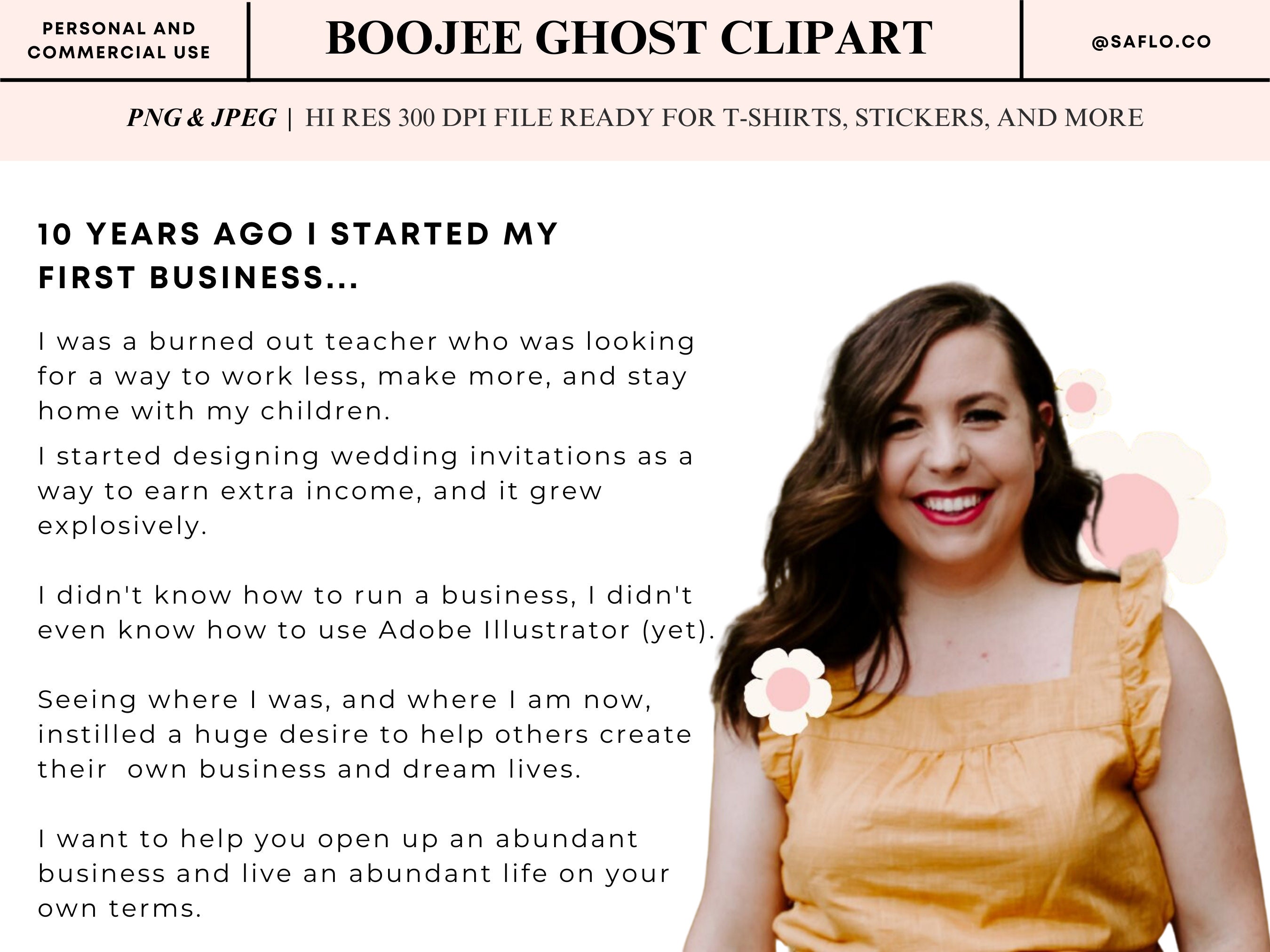 Boojee Ghost PNG, Stanley-inspired Ghost PNG, Halloween Ghost PNG ...