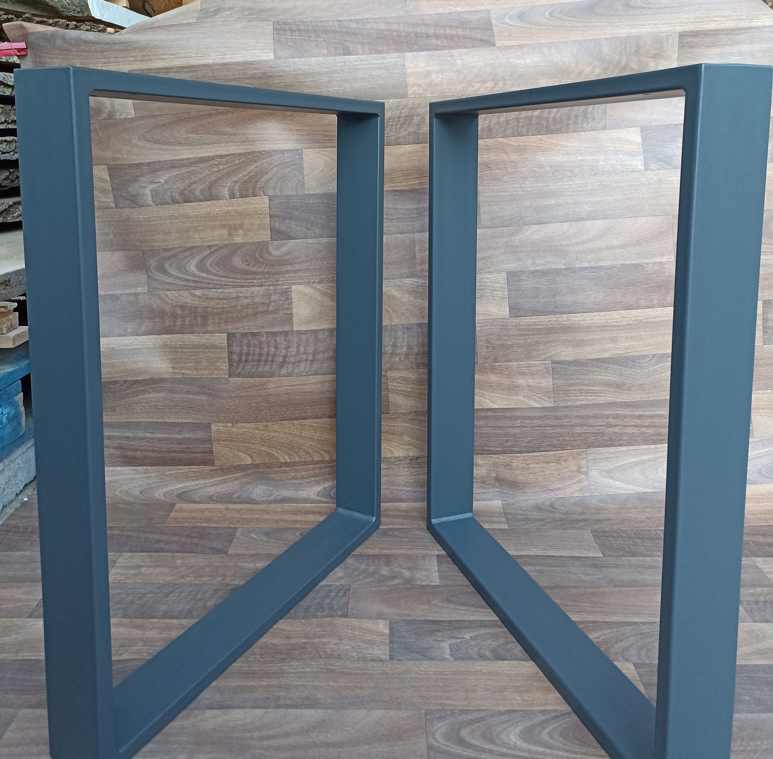 Metal Industrial Table Legs SET of 2 Table Legs - Etsy