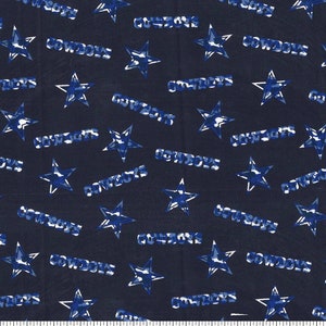 Dallas Cowboy Fabric 100% Cotton - Etsy