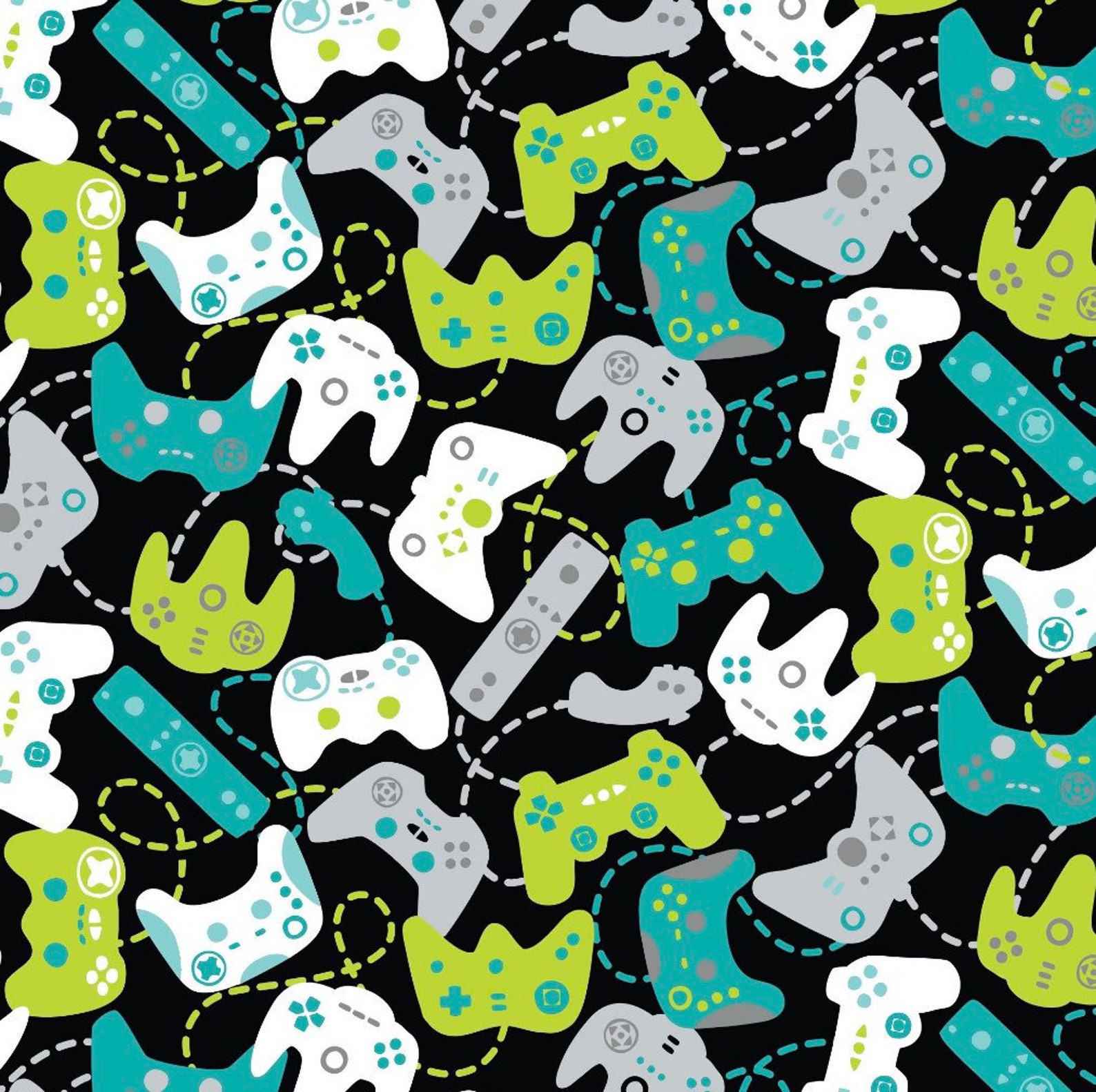 Video Game Fabric 100% Cotton - Etsy