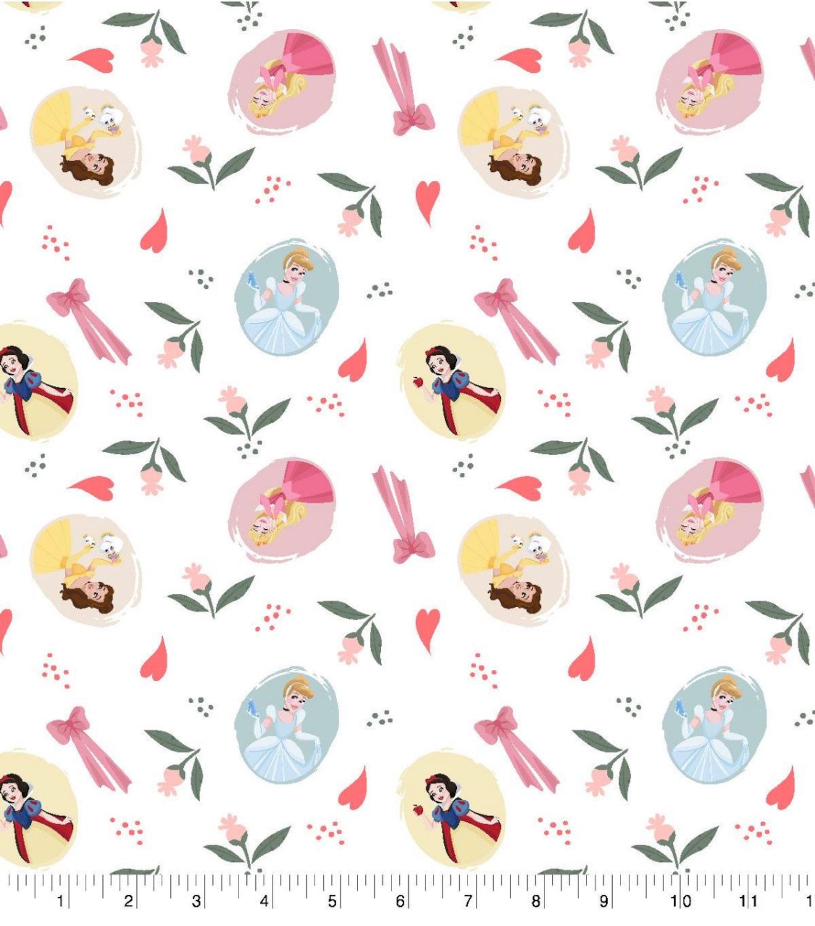 Disney Princess 1: 100% Cotton Fabric - Etsy