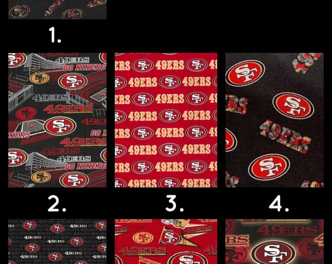 San Francisco 49ers Fabric 100% Cotton - Etsy