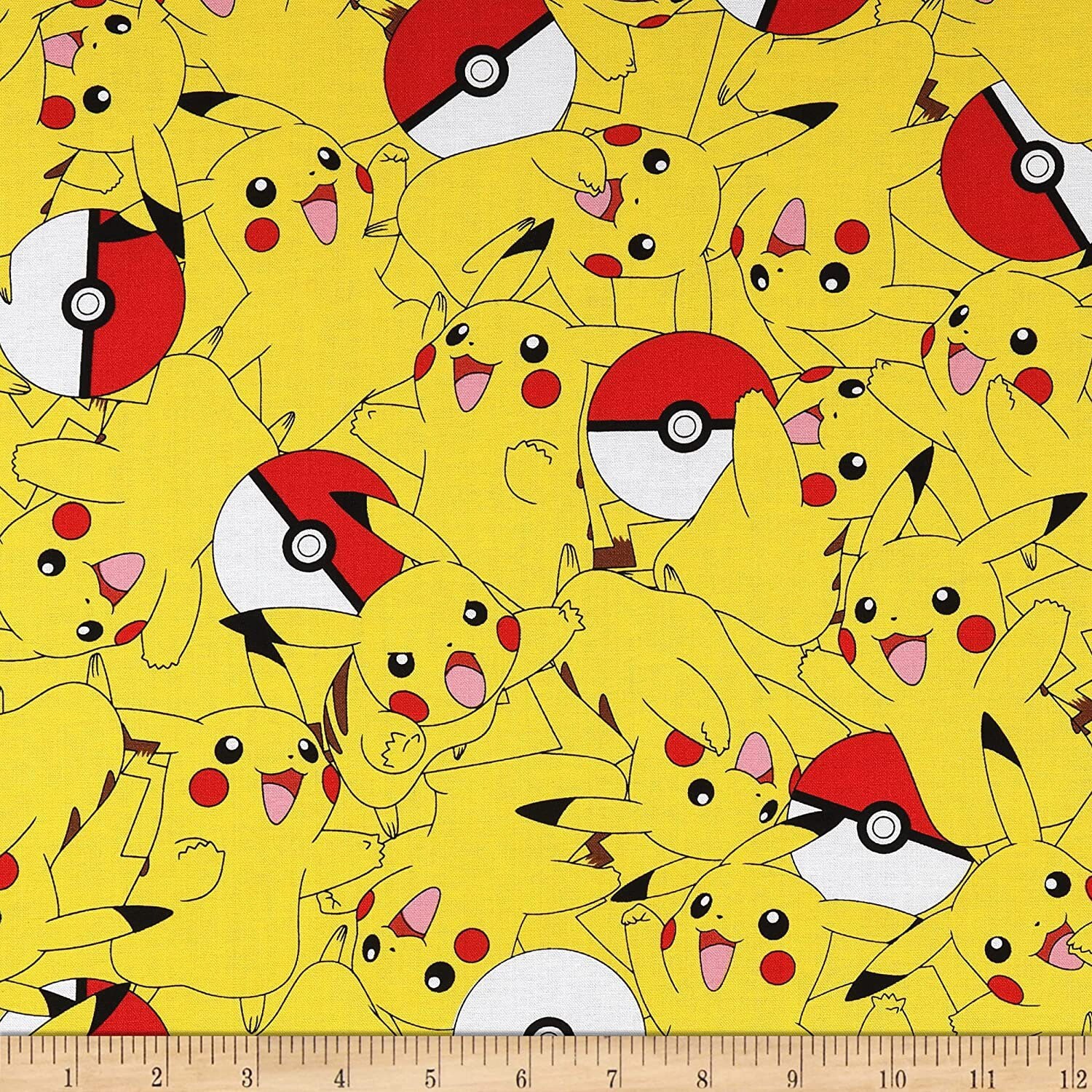 Pokemon 100% Cotton Fabric - Etsy