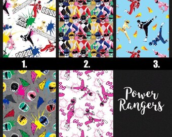Power Rangers Fabric | Etsy