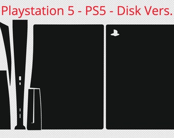 Playstation 5 - PS5 - DIGITAL - Skin Template - Etsy