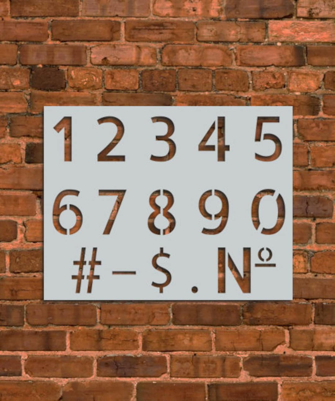Numbers Kit Stencil - Etsy