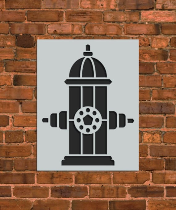 Fire Hydrant Stencil