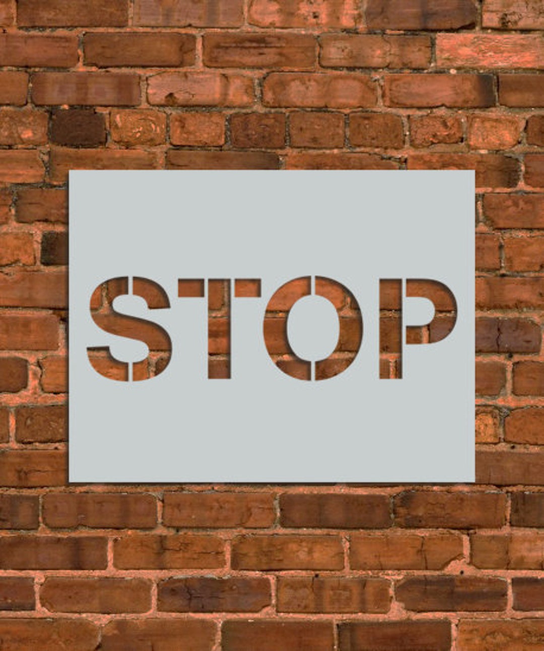 Stop Sign Stencil - Etsy