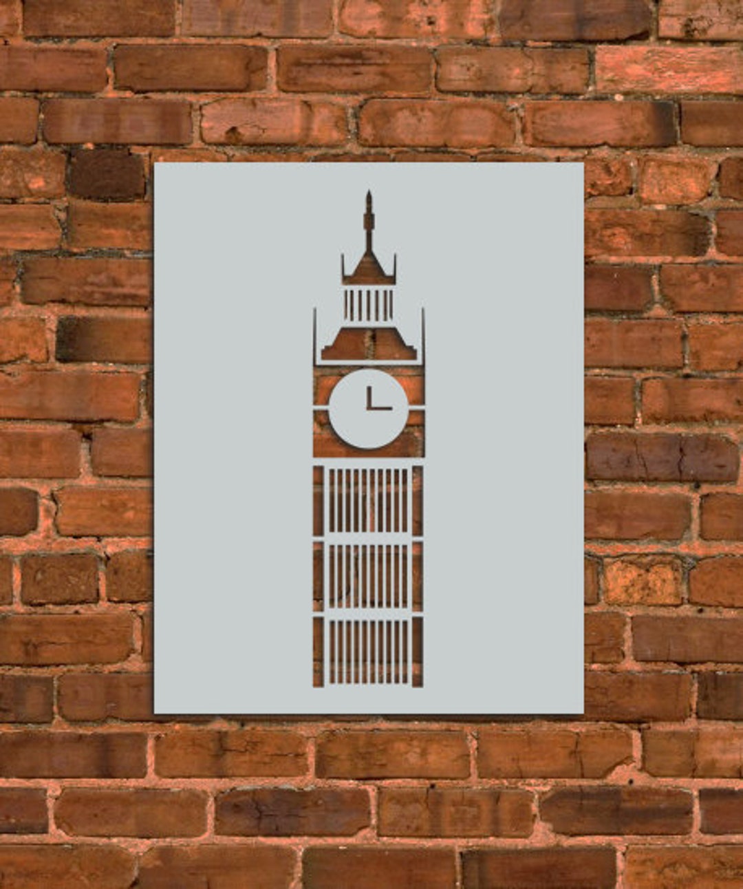 Big Ben Tower Stencil - Etsy