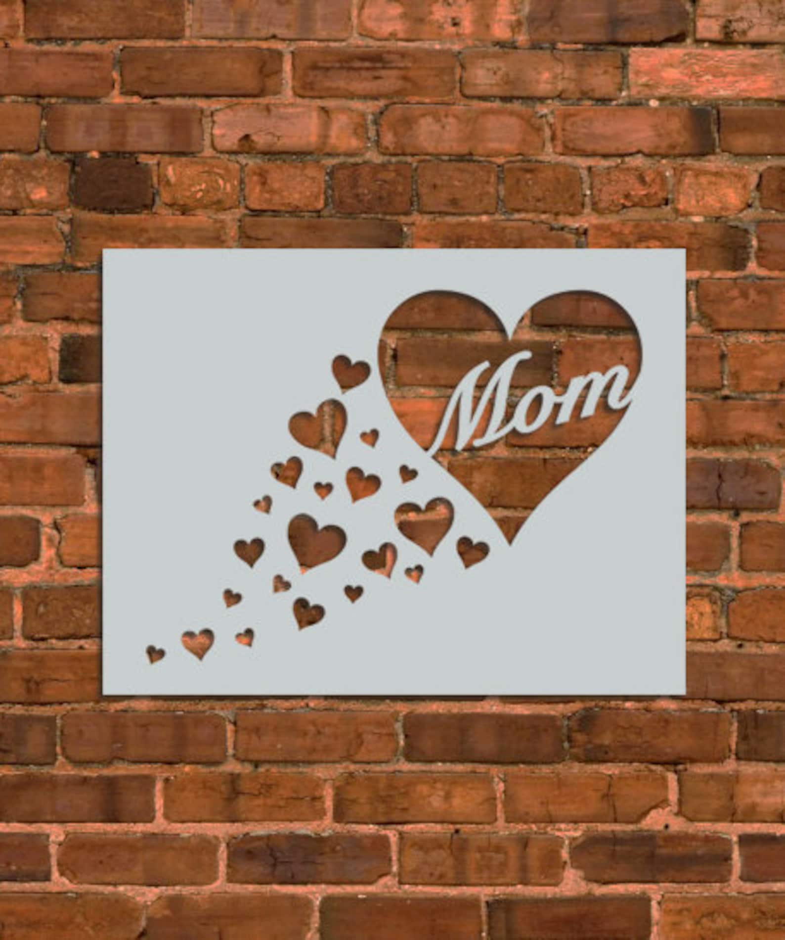 Mother's Day Stencil - Etsy