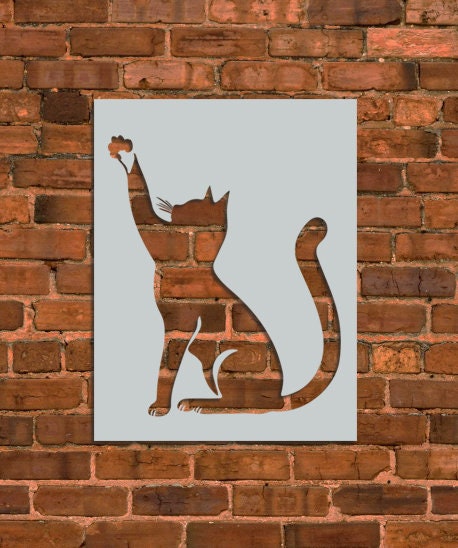 Cat Kitten Stencil - Etsy
