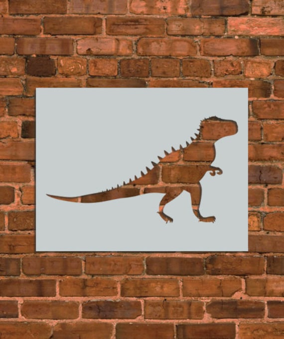 T Rex Dinosaur Stencil - Etsy