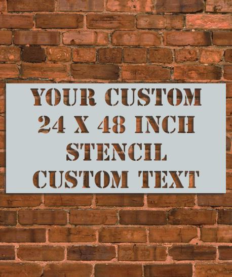 Custom Text Template Stencil - Etsy