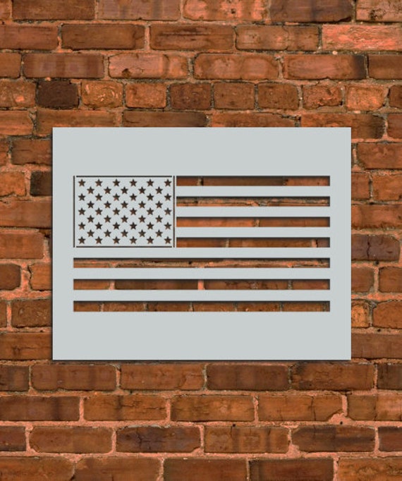 American Flag Stencil | Etsy